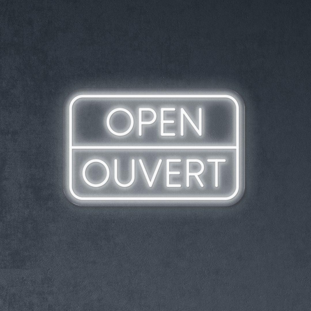 Open Ouvert| LED Neon Sign| Neonific
