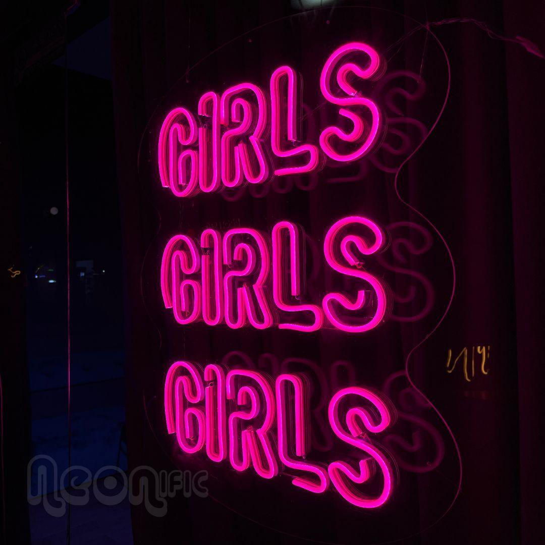GIRLS GIRLS GIRLS| LED Neon Sign| Neonific