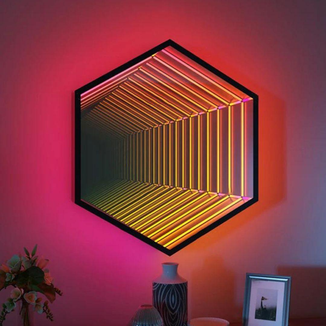 Infinity Mirror| Hexagonal LED Lights| Wall Lamp – Neonific
