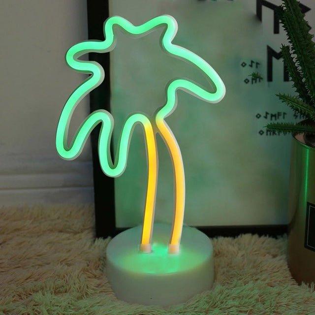 USB LED Neon Table Lamp Night Light - Palm Tree – Neonific