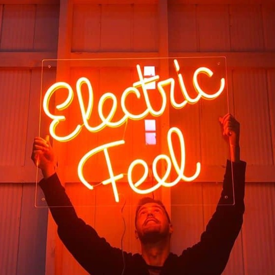 Electric Feels Neon Sign | Light Up Your Vibe – Neonific